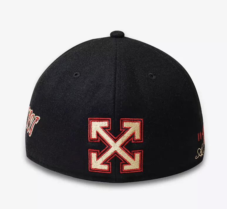 NEW ERA x Off White x AC Milan 2024 59 FIFTY CAP Black x Red NEW ERA x Off White x AC Milan 2024 59 FIFTY CAP Black x Red