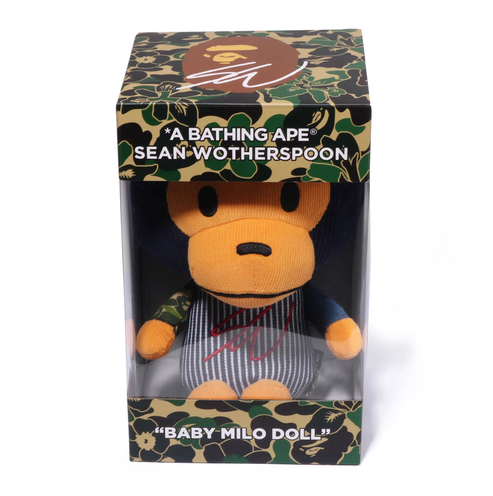 A BATHING APE BAPE x SEAN WOTHERSPOON BABY MILO PLUSH DOLL ...