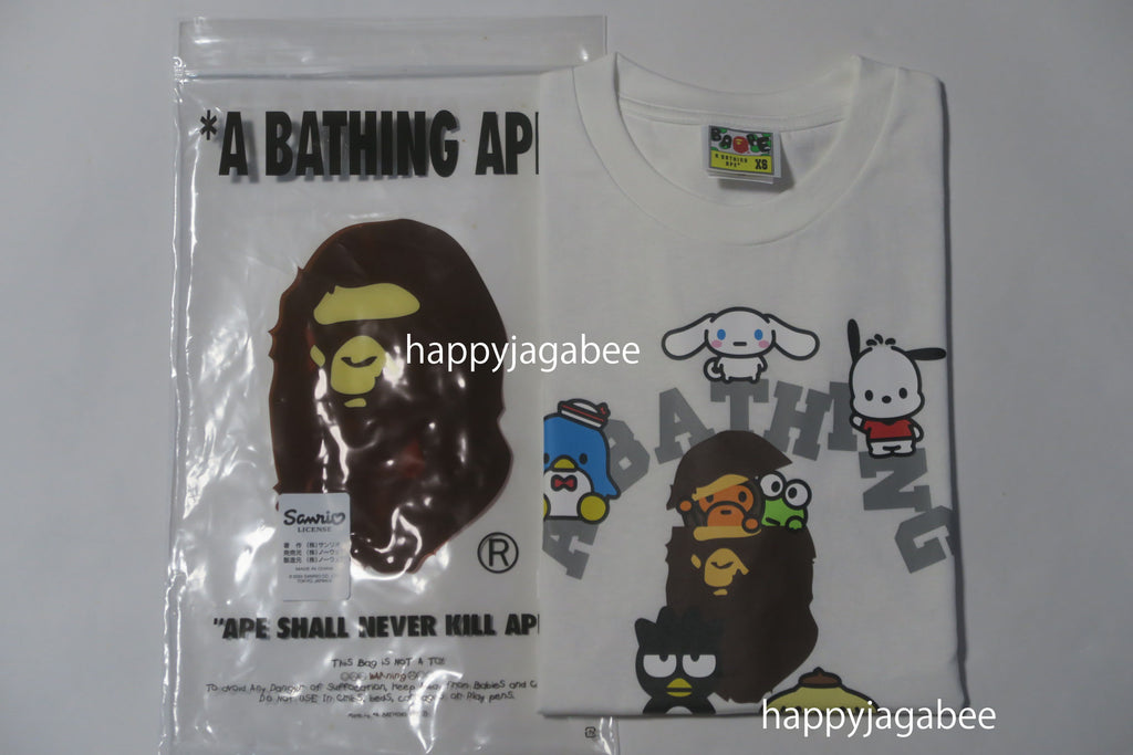A BATHING APE BABY MILO x SANRIO CHARACTERS TEE #1 – happyjagabee store