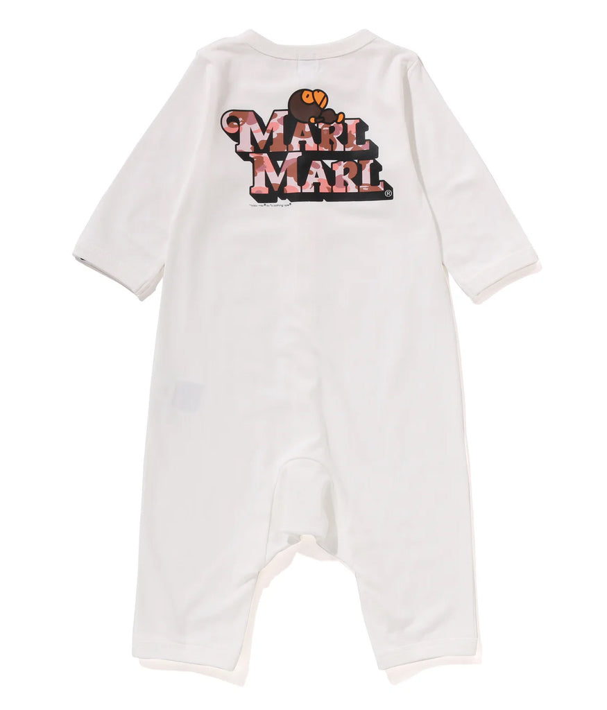 A BATHING APE BAPE KIDS BAPE X MARLMARL - 1ST CAMO BABY MILO ROMPERS ...