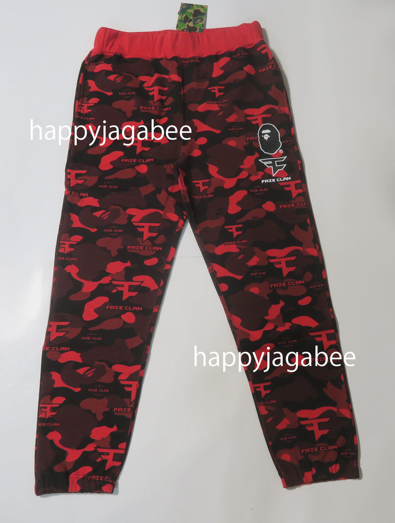 A BATHING APE BAPE x FAZE CLAN SWEAT PANTS – happyjagabee store