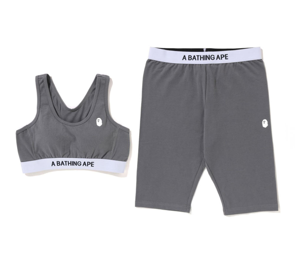 A BATHING APE Ladies' A BATHING APE SPORT BRA BIKER SHORTS SET ...